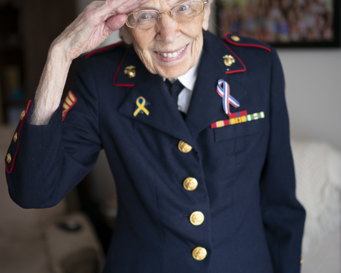 Meet A 97-Year-old Who Was One Of The First Female Marines - Working ...